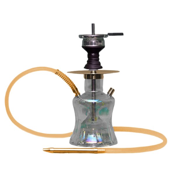 Smoke Cube Big Cube - gold shiny transparent, 69,90