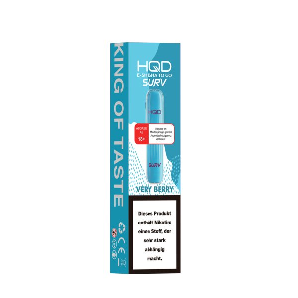 HQD Surv Vape - Very Berry / Jumble Berry, 7,90