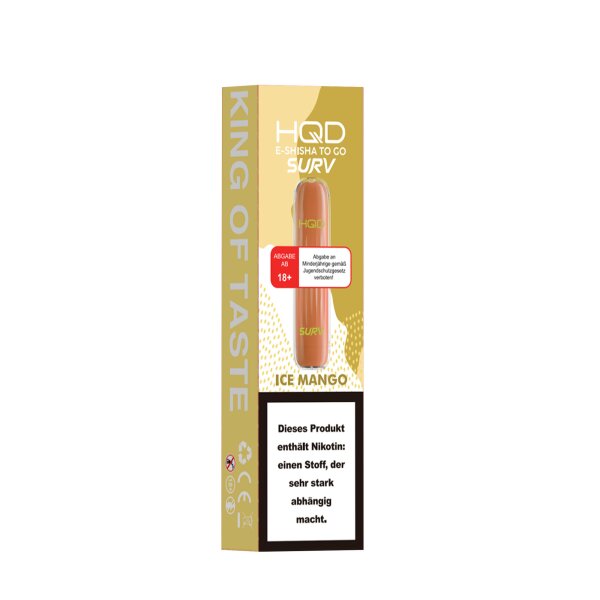 HQD Surv Vape - Ice Mango, 7,90